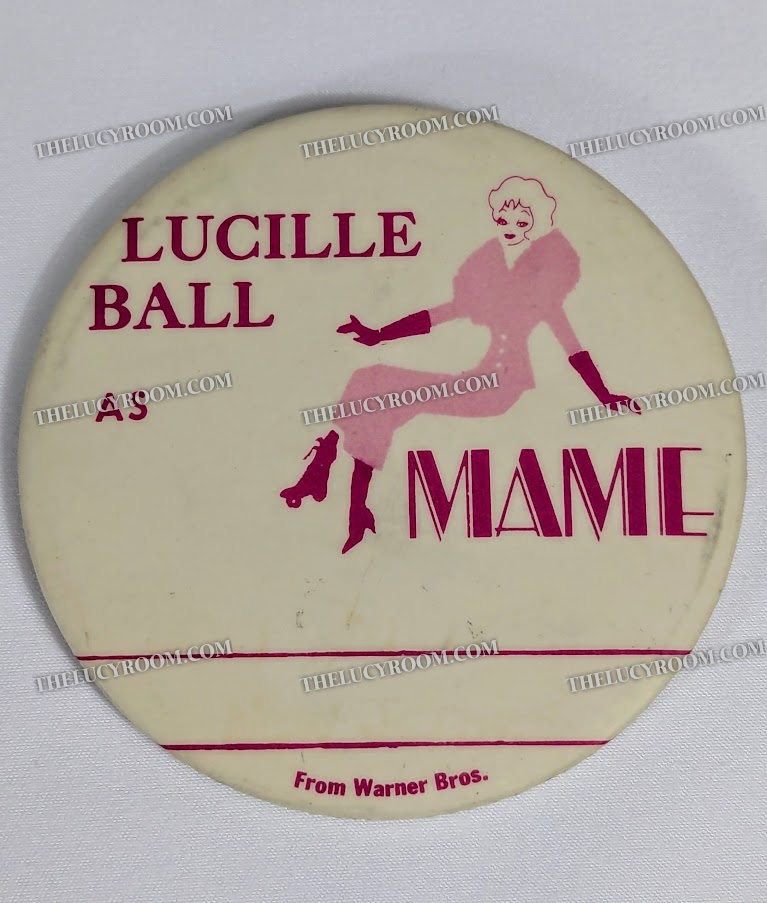 Lucille Ball’s film MAME Pinback Button – The Lucy Room
